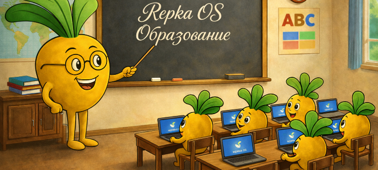 Релиз Repka OS Образование для учебных классов и инженерного образования